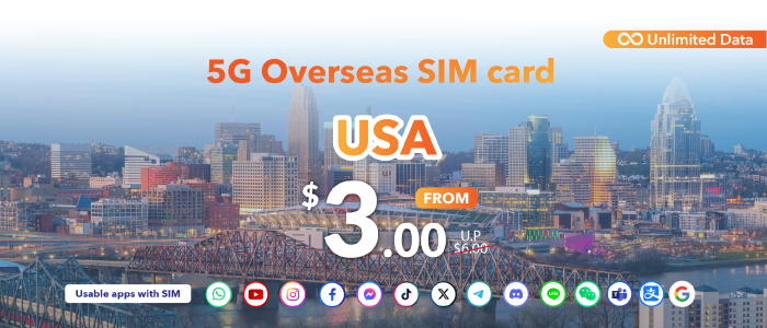 USA Prepaid Sim Card - [500MB] Daily High Speed ; Unlimited Data - 1 Day - Changi Recommends